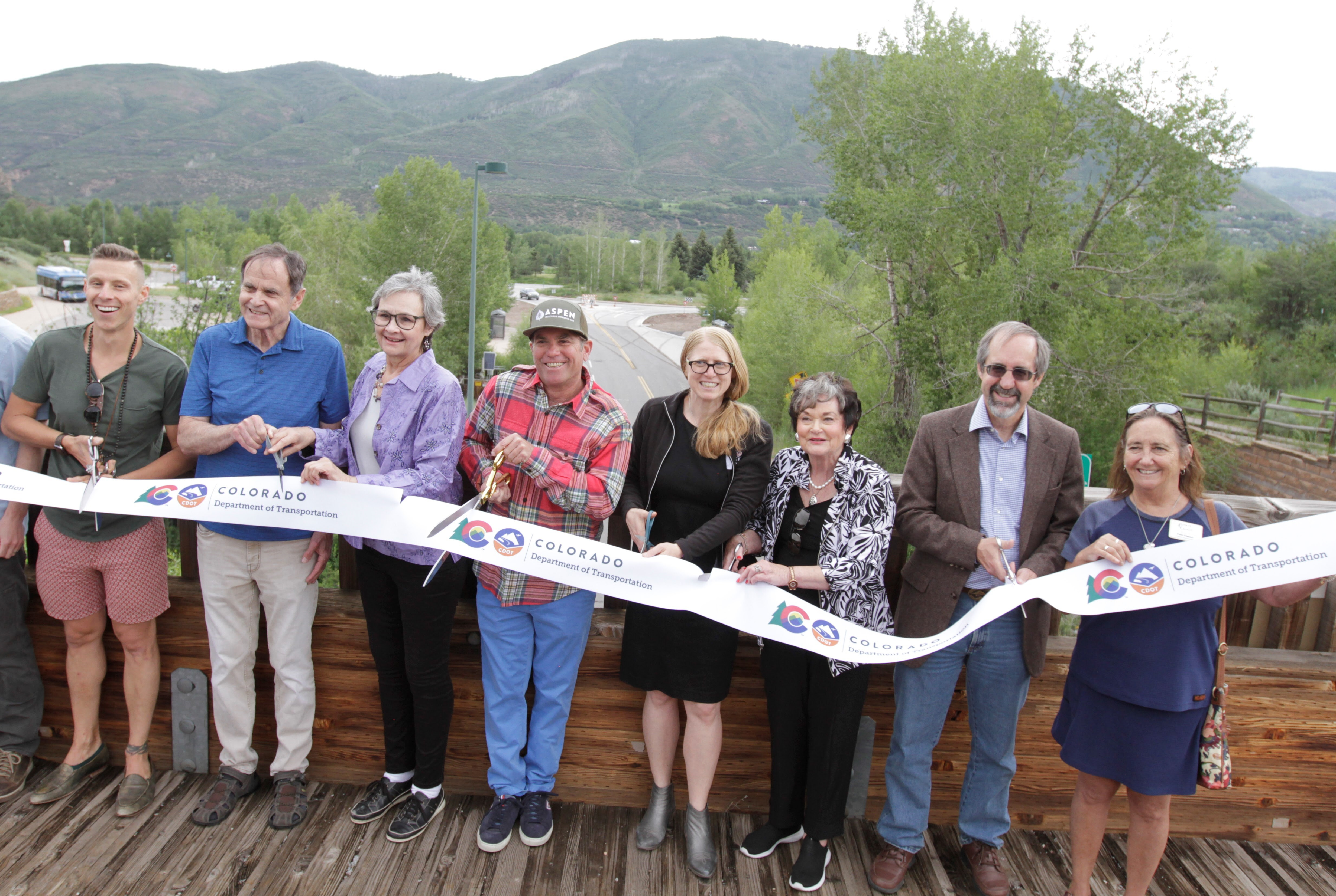Maroon Creek roundabout ribbon cutting with Director Lew — Colorado ...
