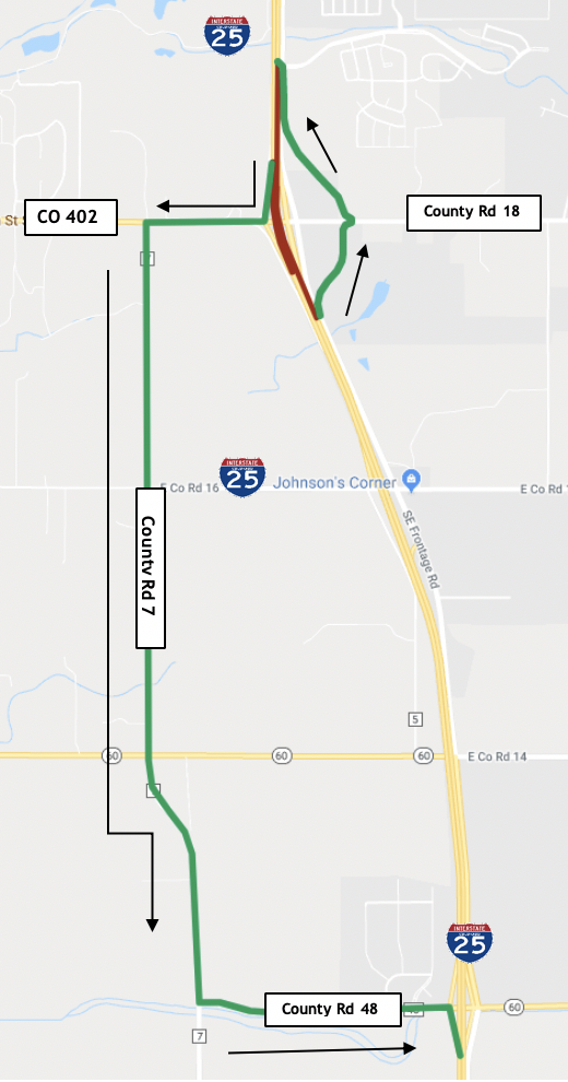 I-25 North Express Lanes Northbound and Southbound I-25 Full Freeway ...